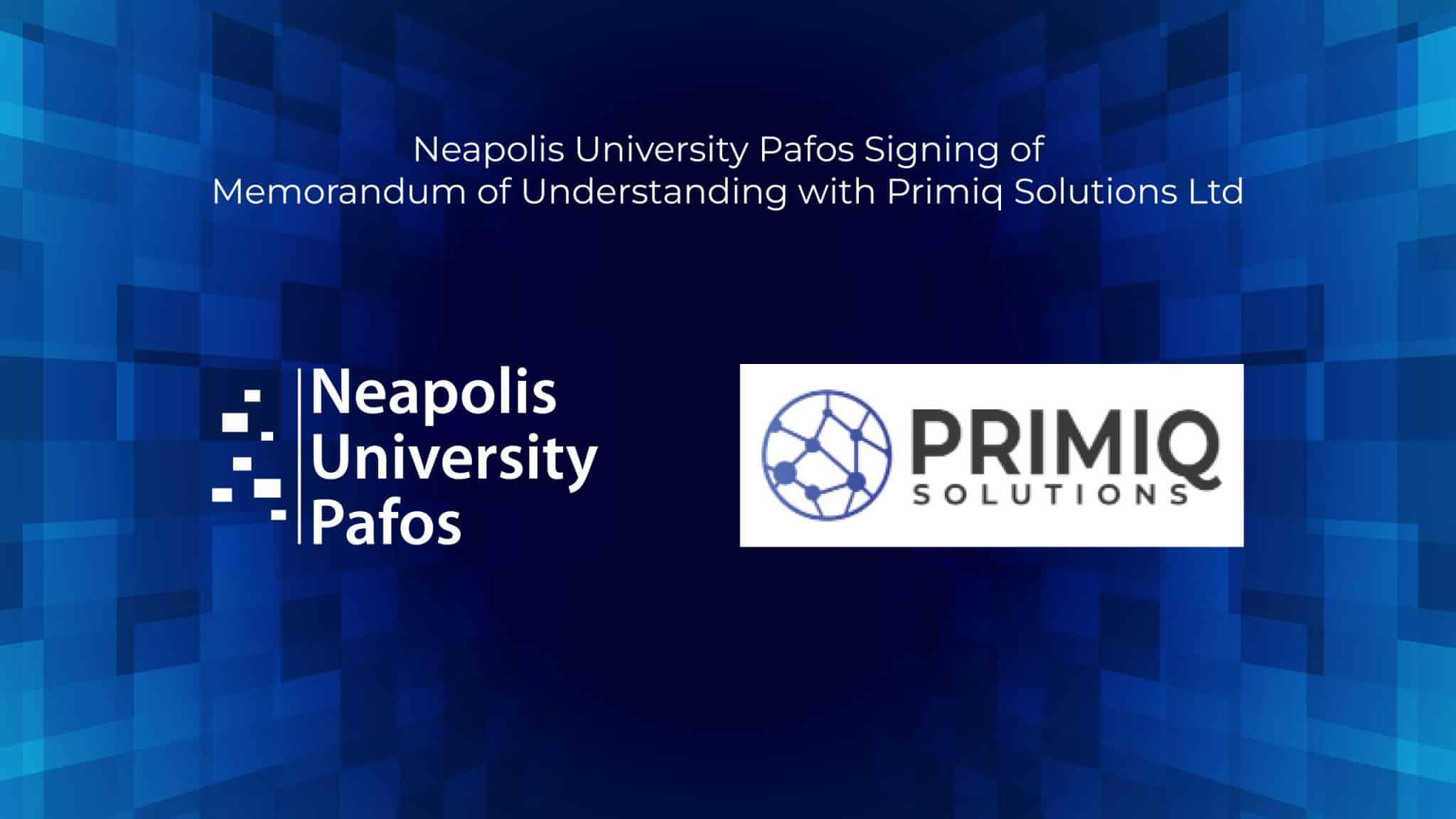 Signing of Memorandum of Understanding with Primiq Solutions Ltd ...