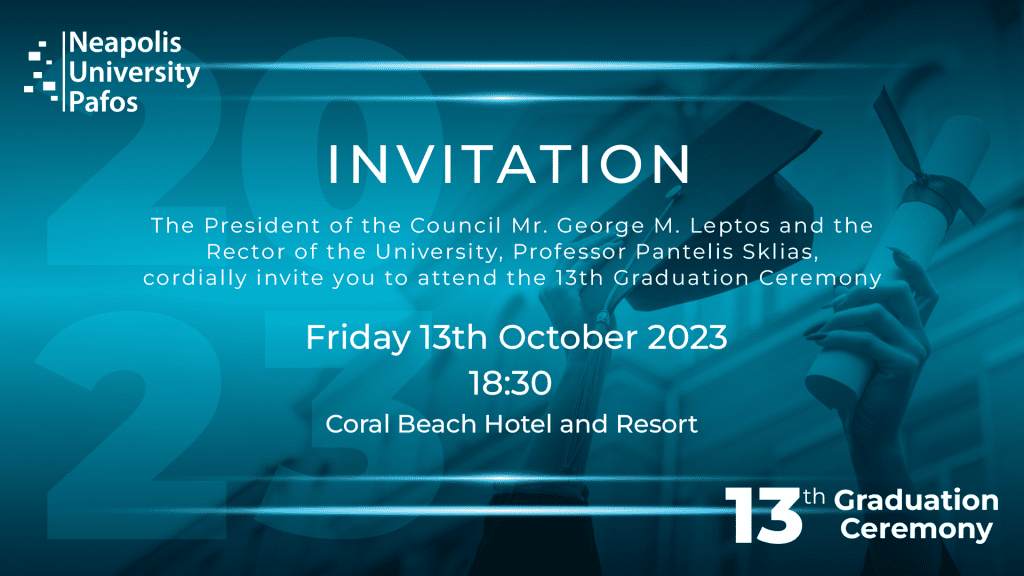 13th NUP Graduation Ceremony - NUP, Cyprus